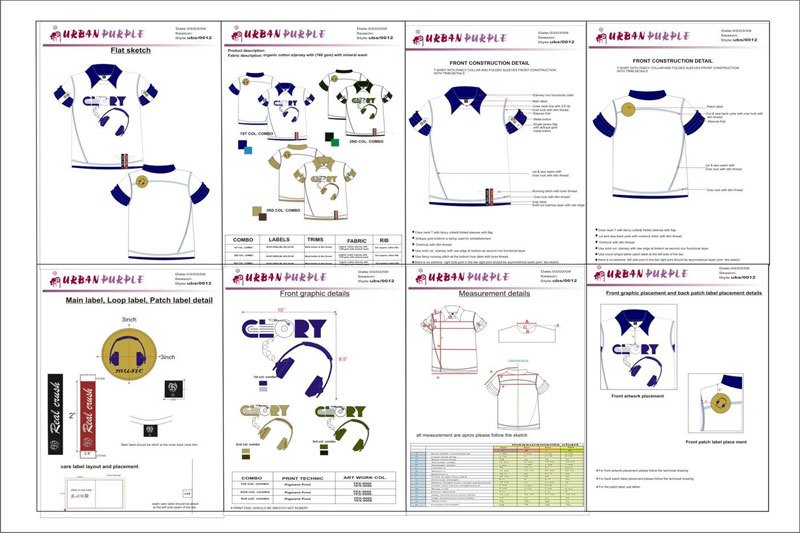 Measurement Specification Guideline - How to Measure Garment