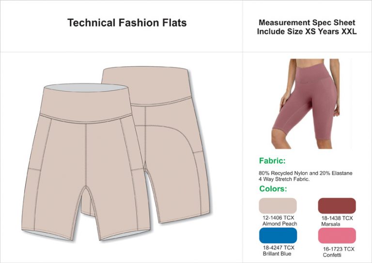 Technical Fashion Flats - Fashion Technical Drawing Foundation
