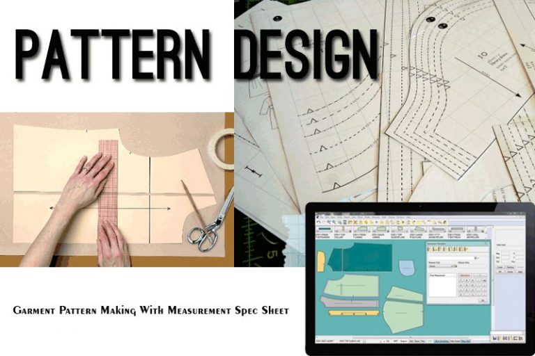 Garment Pattern Making With Measurement Spec Sheet